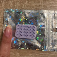 Small Bubble Star Resin Mold Flexible Plastic Resin Molds Stars Star ...