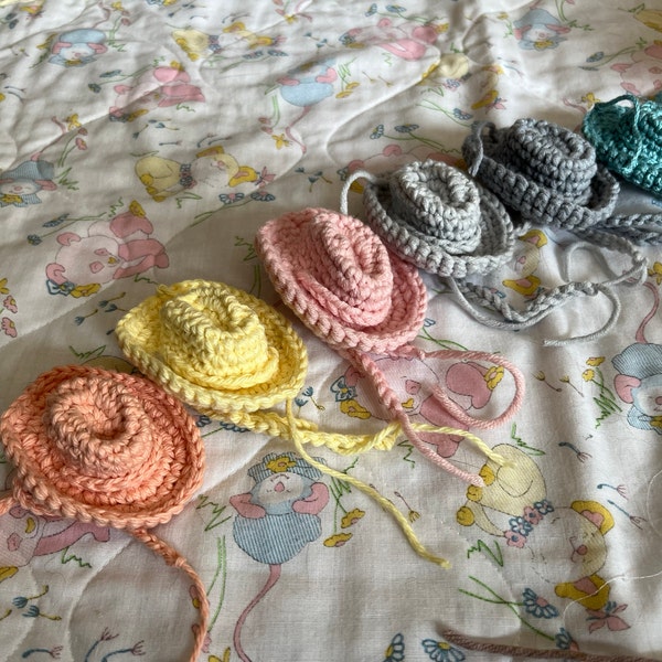 Crochet Pattern Cowboy Hat Chicken Hat Crochet Pattern Hat for Chicken ...
