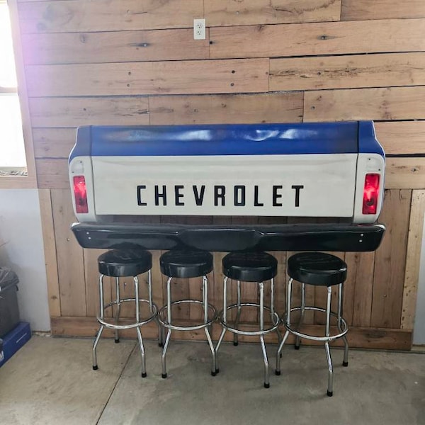Man Cave Wall Mount Tailgate Bar. Garage Decor - Etsy