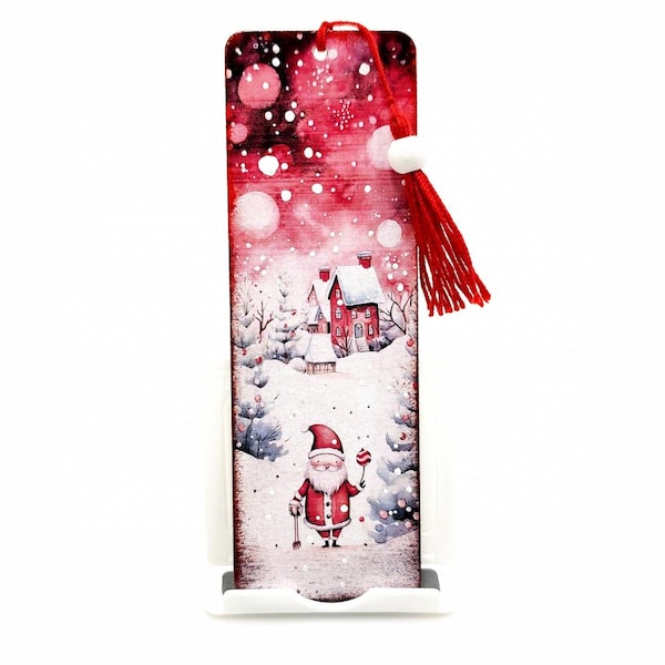 10 Cute Christmas Printable Bookmarks | Digital Download JPG Bookmark ...