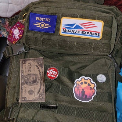 Vault-tec Fallout Insipried Patch Cosplay 3x2 Inches Hook and Loop ...