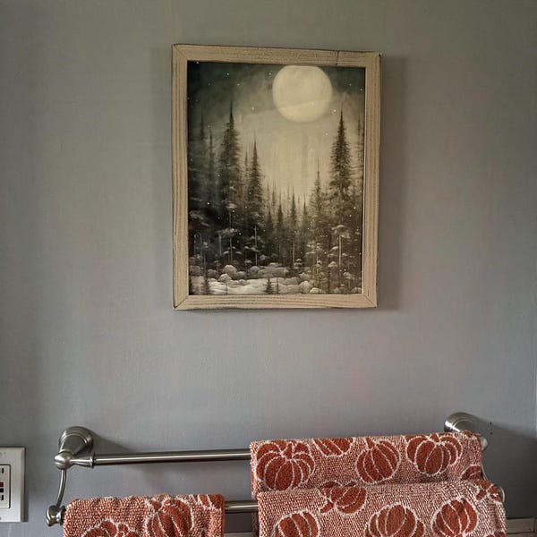 Winter Still Life Wall Art Print Vintage Kitchen Still Life Artwork ...