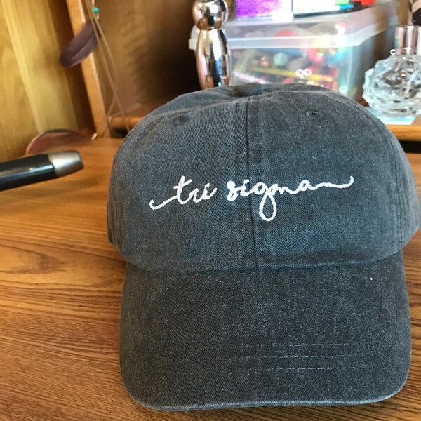 Tri Sigma Cap - Officially Licensed Greek Baseball Cap - Sigma Sigma ...