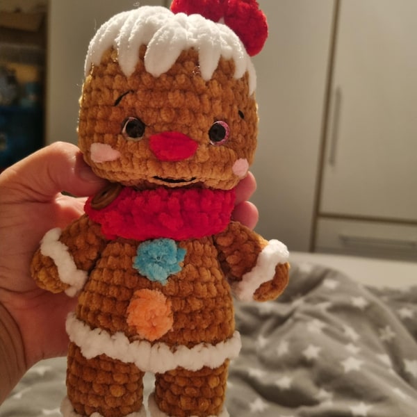 Baby Gingerbread Mir / Crochet Cookie Pattern/ Amigurumi (PDF Download ...