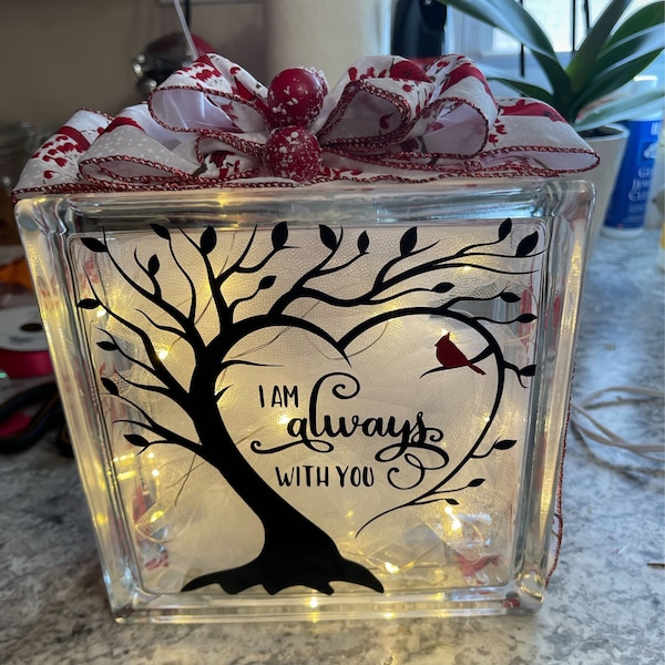 Cardinal Memorial Tree SVG, PNG, I Am Always With You, Heart Tree ...