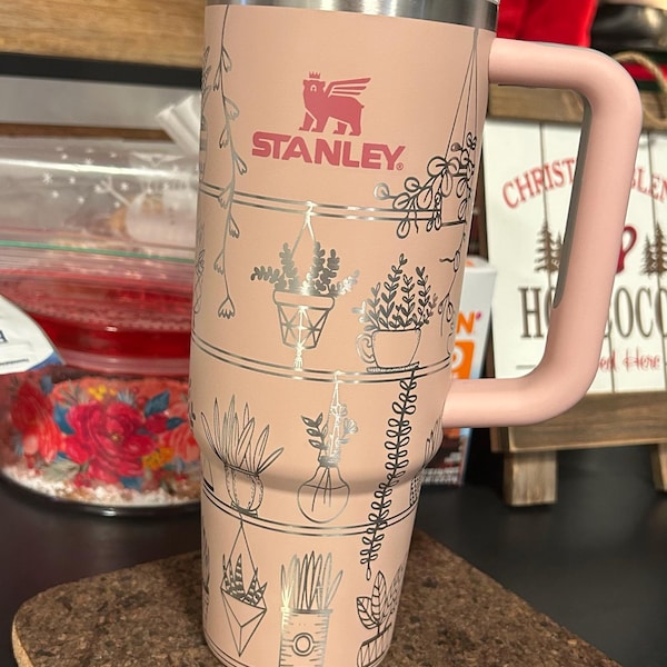 Sunflower Stanley Quencher Tumbler Engraved Stanley Sunflower Tumbler ...