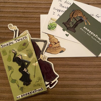 Severus Snape Sticker Set - Etsy