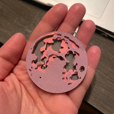 3d Layered Moon Svg, 3d Svg, Laser Cut Files, Cnc Files for Wood ...