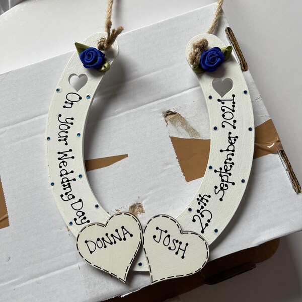 Wedding Horse Shoe,good Luck,wedding Gift, Wedding Keepsake,horse Shoe ...