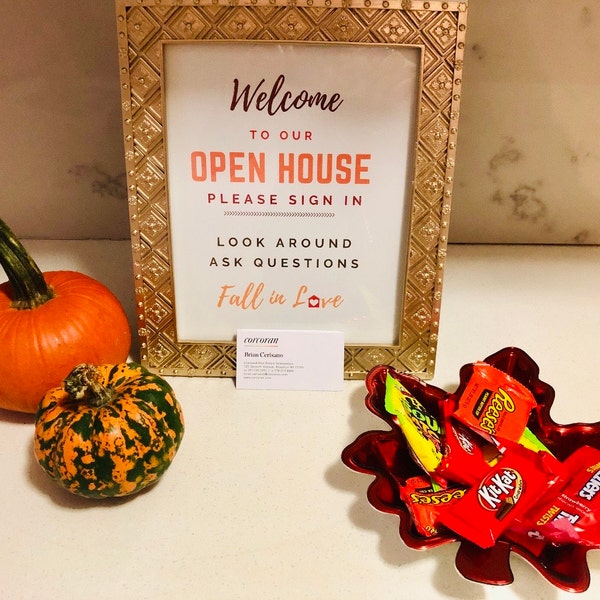Printable Open House Real Estate Sign, Download Real Estate Agent or ...