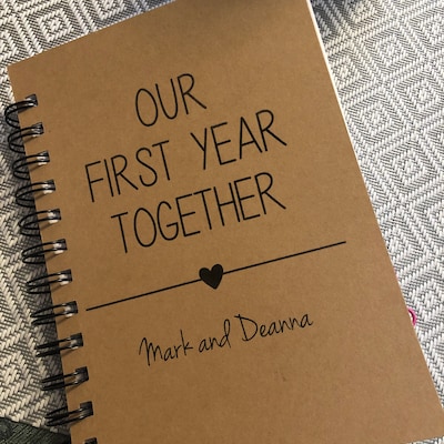 Our First Year Notebook Journal Scrapbook Smashbook - Etsy