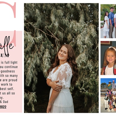 Editable Full Page Graduation Yearbook Ad Template Editable in Canva ...