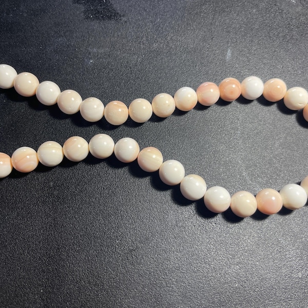 AAA Queen Conch, Natural Pink Queen Conch Shell Smooth Round Ball ...