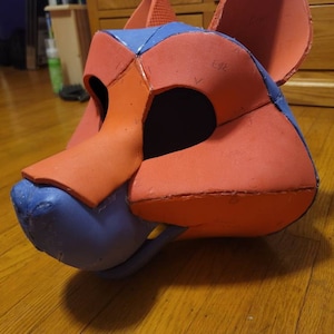 Bucket Style Foam Fursuit Head Base and Liner Pattern - Etsy