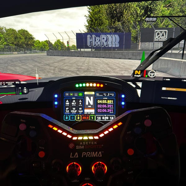 Sim Racing Dashboard Touchscreen Display Leds RPM Simhub, PSR GT 5.0 ...