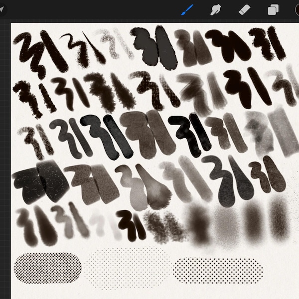 Anime Soft Style Procreate Brushes, Procreate Soft Drawing Brushes ...