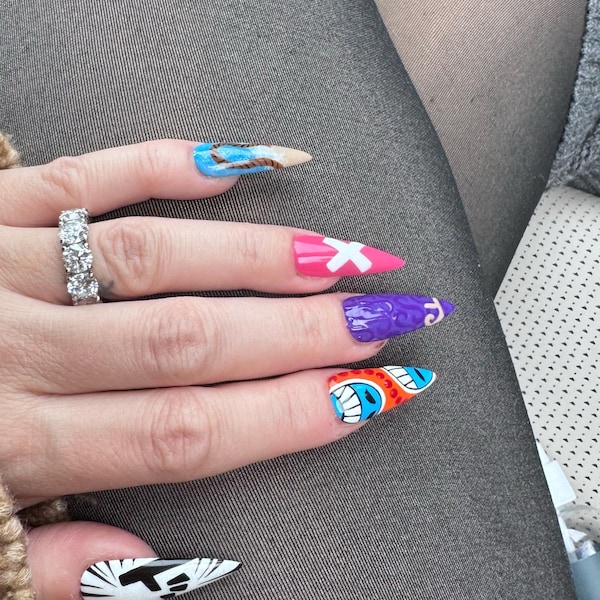 Sailor Mercury | Ami Mizuno Press on Nails | Luxury Nails | Handmade ...