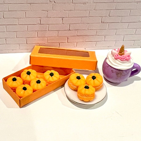 1:4 Scale Rainbow Macarons for Dolls (PRE-ORDER), Miniature Rainbow ...