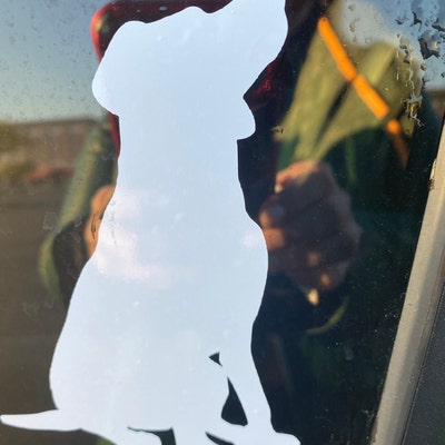 Labrador Retriever Sitting Vinyl Decal Sticker Dog Yellow - Etsy