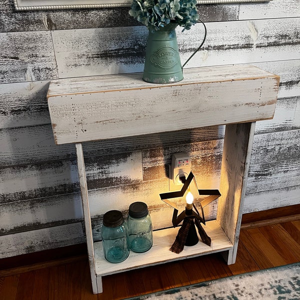 Skinny Wall Table--choose Your Color! - Etsy