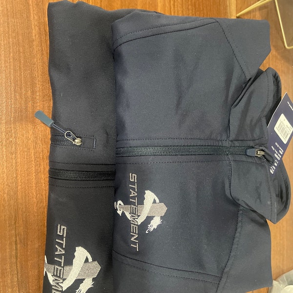 Your Company Custom Soft Shell Jacket | Logo Jacket | Custom Text ...