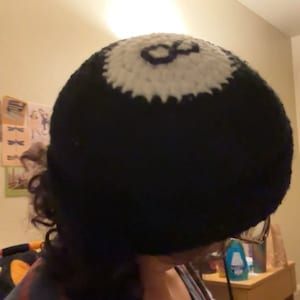 8-ball Hat Crochet Pattern PDF, Crochet Hat Pattern, Hat Pattern ...