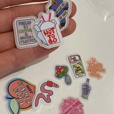 Mini Pronouns Sticker Sheet Bulk Small Pronoun Stickers for Name Tags ...