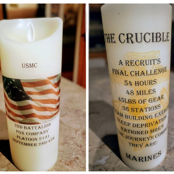 Army Forge Customizable Graduation Candle Celebrate the Journey to ...