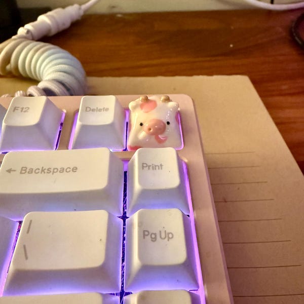 Fox Artisan Keycap | Fox Keycap | Cute Keycaps | Handmade | Animal ...