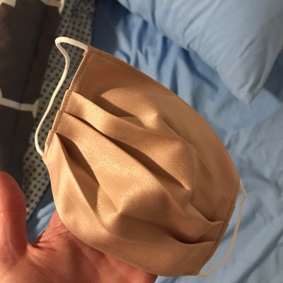 Breathable Comfortable Washable Fabric Satin Face Mask-usa - Etsy