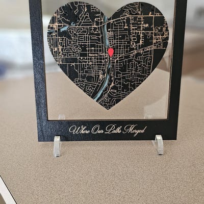 Personalised Map Location Key Holder for Wall, Custom Magnetic Key ...