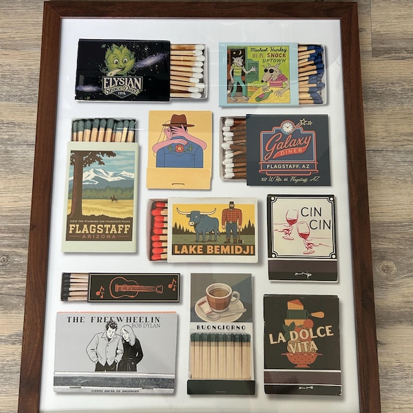 CUSTOM MATCHBOOK ART | Personalized Digital Matchbox Gift | Large ...