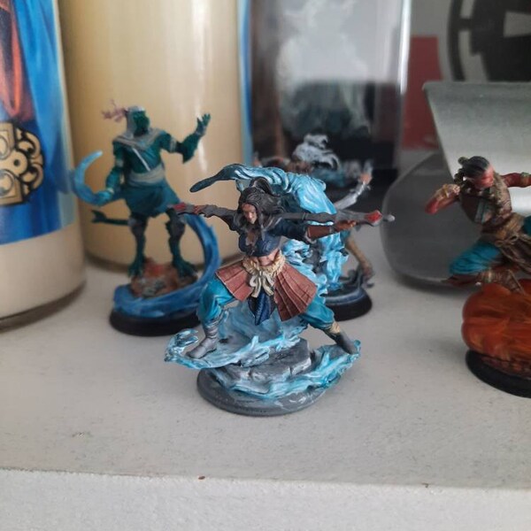 Dnd Catfolk Tabaxi Monk Unpainted Miniature - Etsy