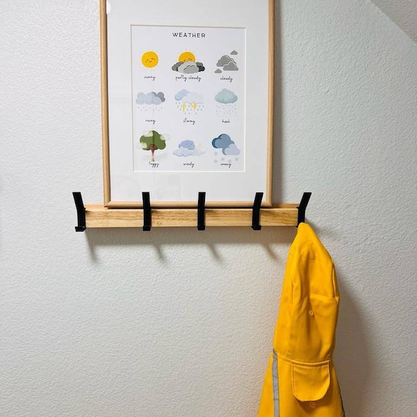 Seasons and Months of the Year, Kids Wall Decor, Montessori Wall Decor ...