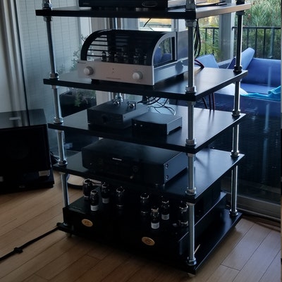 Audiophile Audio Rack / Record Player Stand / Turntable Stand ...