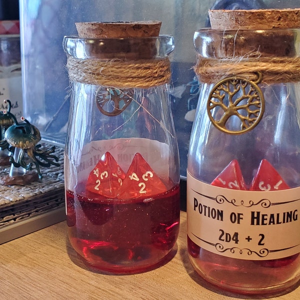D&D Potion of Healing - Health Potion Dnd Dice Roller - Etsy