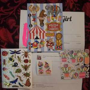 Retro Groovy Rainbow Stickers Sheet | Etsy