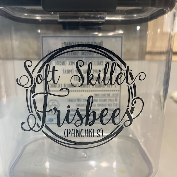 DECAL ONLY - Pancake Mix- Pantry Label Decals for Your Own Containers ...