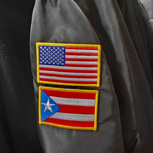 Puerto Rico Flag Patch - Sew-on (J06) Embroidered Patch 2 1/4" X 3 3/8 ...