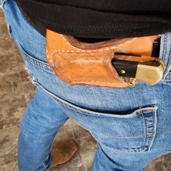 Colt Python Holster Cowboy Holster Crossdraw Holster Leather Holster ...