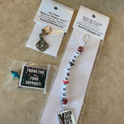 Heavy Metal Reversa-clippy Stitch Markers - Etsy