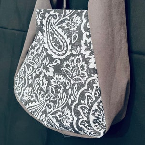 Triangular Wide Bag PDF Sewing Pattern Canvas Tote Pattern Tutorial 2 SIZES AVAILABLE (Instant ...