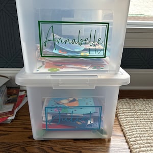 Kids File Box Milestone Tote Memory Box Organization - Etsy