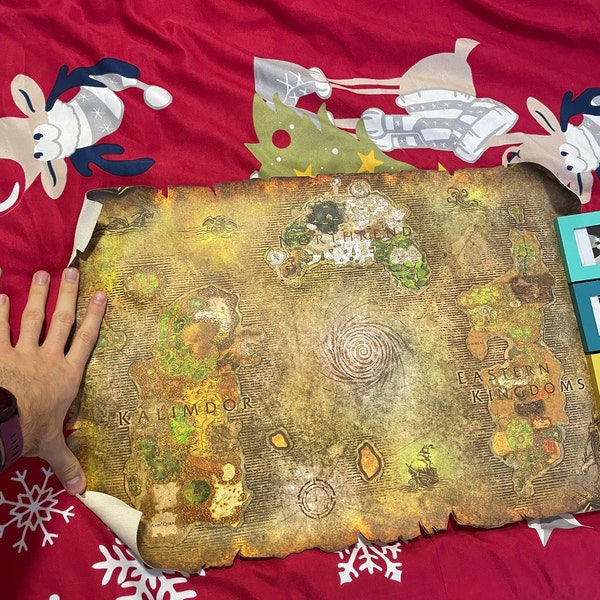 Anime One Piece World Map: Wrapped Canvas Wall Art - Etsy