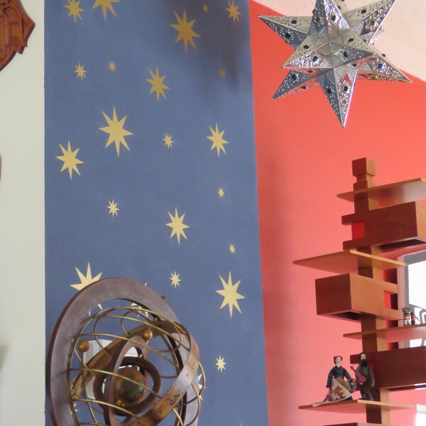 Gold Star Decals, Ceiling Decals, Constellation, Ceiling Stars, Ceiling ...