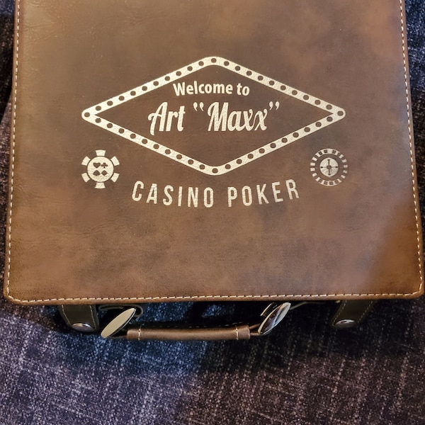 Personalized Poker Set, Poker Gifts, Poker Chip Display, Poker Player ...