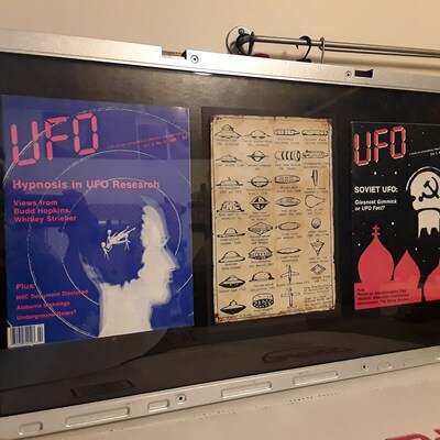 UFO Identification Chart Hand Aged Reproduction Art Print A4 Size - Etsy