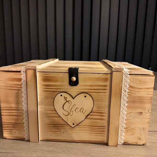 Large Storage Box / Wooden Memory Box / Storage Box / Memory Box ...