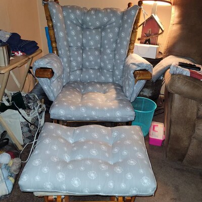 Wingback Rocker/ 4 Post Rocker/glider Cushions/rocker Cushions/ Rocking ...