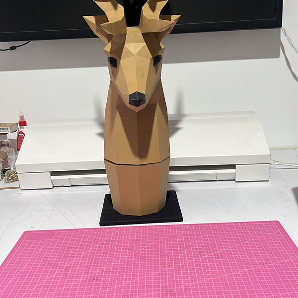 Metal Banny, Banny Low Poly, PDF DXF Template, Low Poly, Paper Banny, DIY, Gift Wall Decor for ...